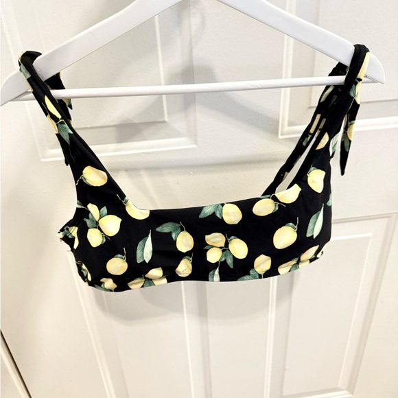 VYB | Swim | Lemon Print Bikini Top Xl | Poshmark